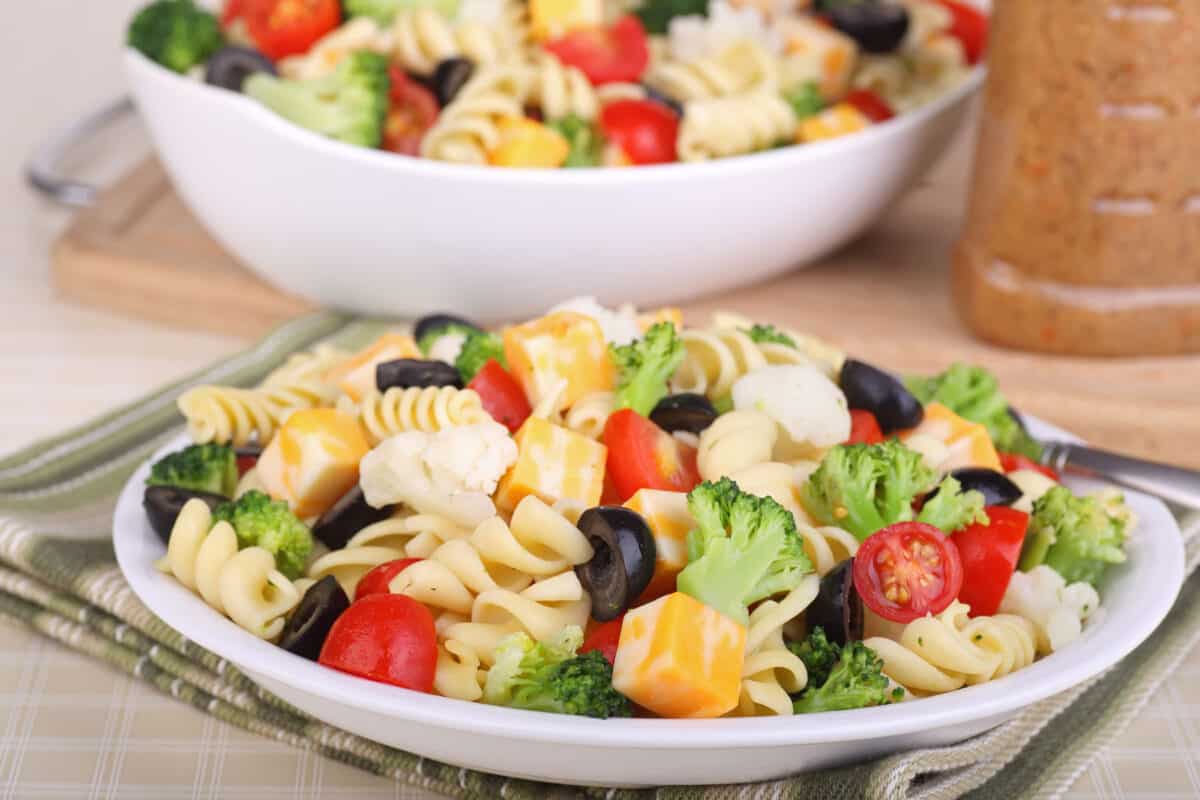 Así Preparo Ensalada de fideos y verduras Peruana. Receta PASO a PASO